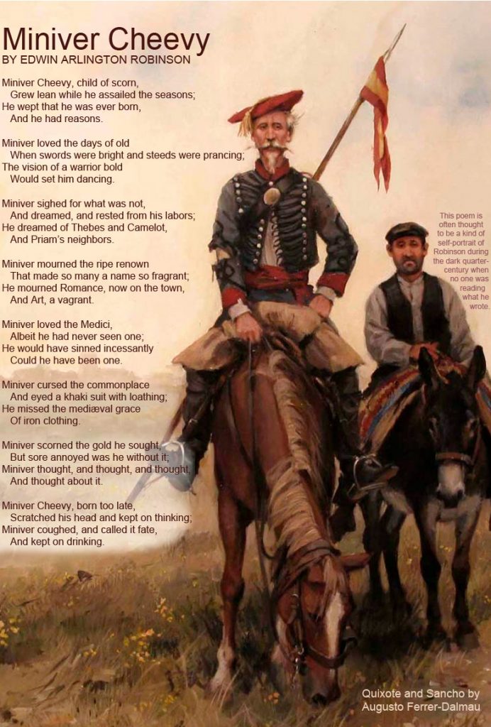 Miniver Cheevy - The Monday Morning Memo