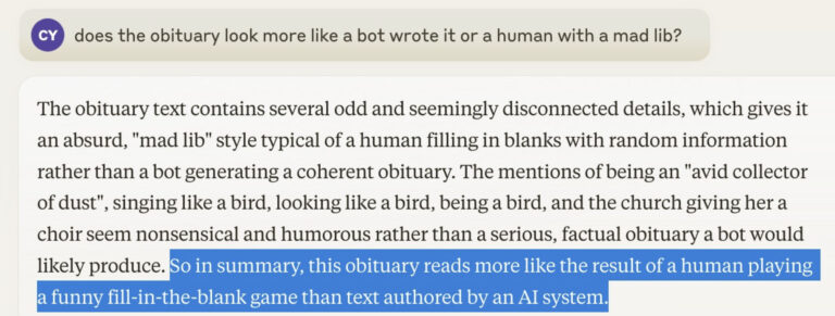 Did a Bot Write this Obituary - The Monday Morning Memo