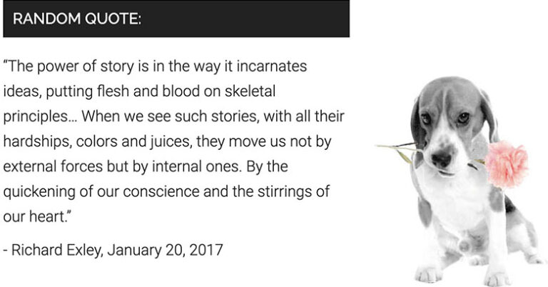 The Power of Story_Richard Exley - The Monday Morning Memo