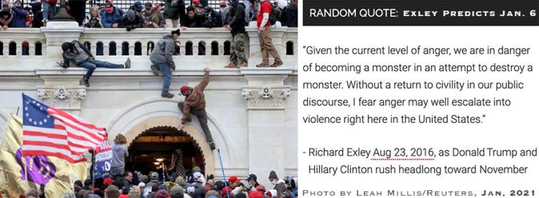 Exley Predicts Jan 6 - Monday Morning Memo